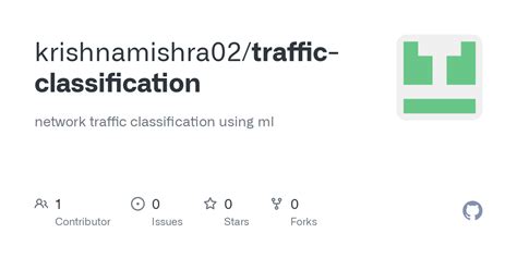 Github Krishnamishra02traffic Classification Network Traffic