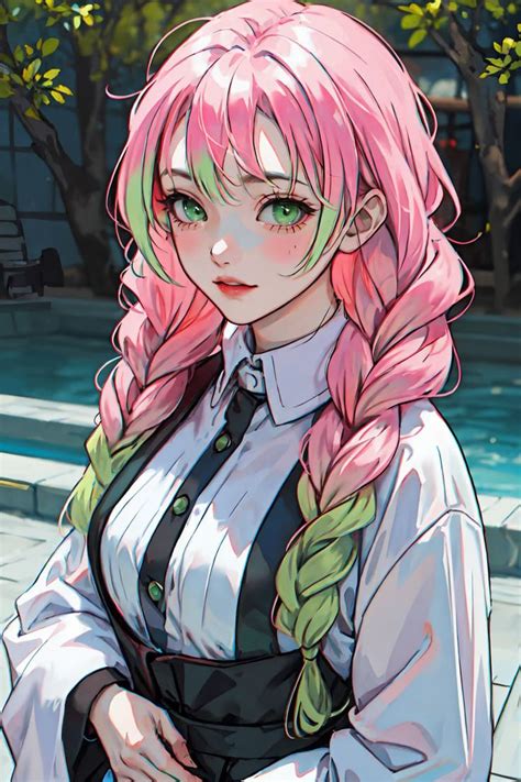 Mitsuri Dibujos Animados Bonitos Personajes De Anime Arte De Personajes