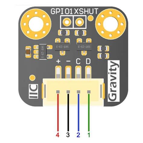 Dfrobot Gravity Vl53l0x Time Of Flight Tof Afstandssensor I2c Dfrobot Sen0245