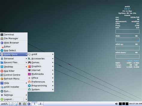 Icewm легковесный стабильный оконный менеджер для Linux