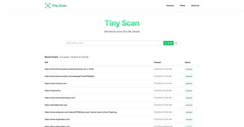 Tiny Scan Url Analysis Tool Comprehensive Insights