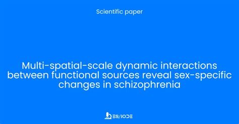 Scientific Research Multi Spatial Scale Dynamic Interactions Between