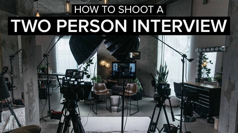 How To Shoot A Two Person Interview Canon C70 Youtube