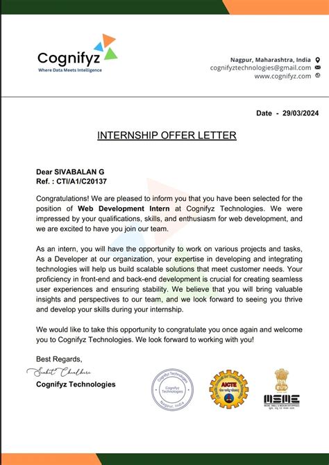 Siva Balan G On Linkedin Webdevelopmen Internship