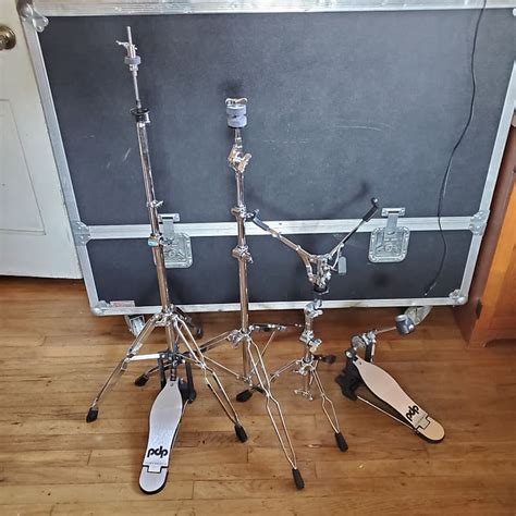 PDP Hardware Set New Hihat Stand Snare Stand Bass Drum Pedal Reverb