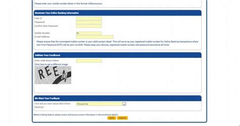 BDO Online Banking How To Register User Details