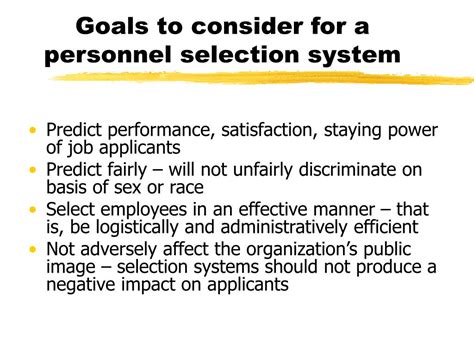 Ppt Personnel Selection Powerpoint Presentation Free Download Id