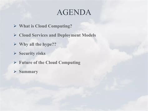 Cloud Computing And Security Concerns Ppt