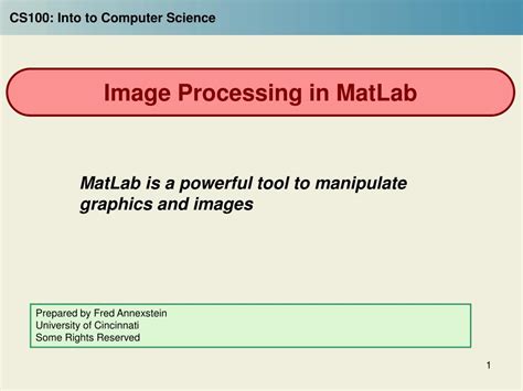 Ppt Image Processing In Matlab Powerpoint Presentation Free Download