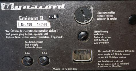 Infrequent Sound [sex Tex] Technology Dynacord Eminent Ii