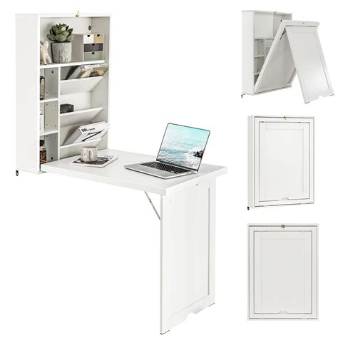Wall Mounted Folding Computer Desk