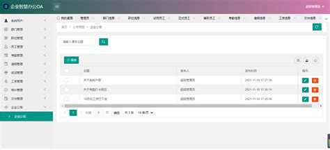 【全新版】java springboot mysql智慧办公oa管理系统 代码 当牛作码