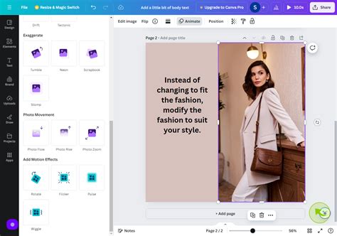 How To Apply Change And Remove Animations In Canva Kopyst