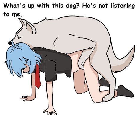 Rule 34 1girls All Fours Bestiality Blue Hair Canine Doggy Style