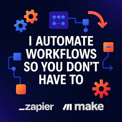 Automate Your Workflows Using Zapier Make Or Apis By Fafaman Fiverr