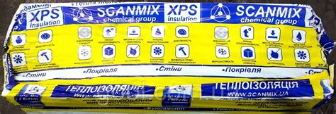 Scanmix XPS пенополистирол экструдированный эппс 1200х550х40 мм. в ...