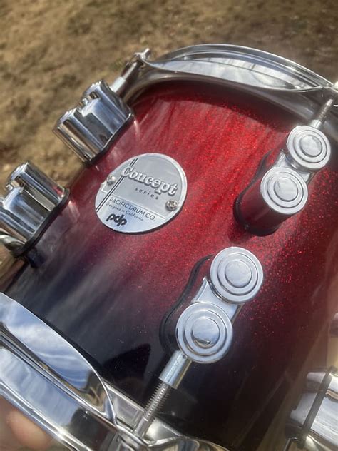 PDP Concept 8x7 Ruby Red Fade Reverb