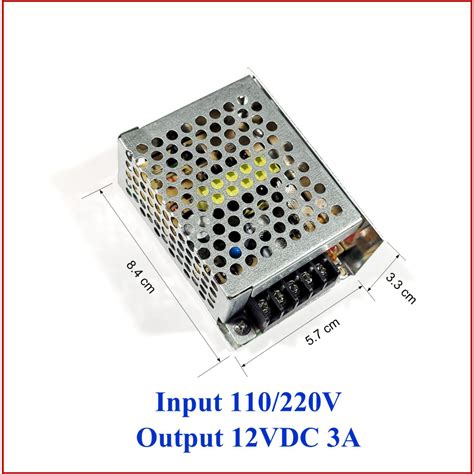 Switching Power Supply 5v 12v 24v สวิตชิ่งเพาเวอร์ซัพพลาย Output 5vdc 12vdc 24vdc Shopee