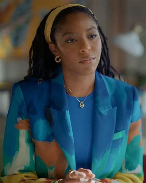 Shrinking Jessica Williams Printed Blazer