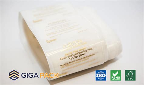 Tem Polyester Tem Nhãn Chịu được Nhiều Tác động Môi Trường