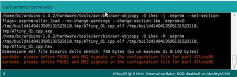 ATtiny85 Problemi Software Arduino Forum