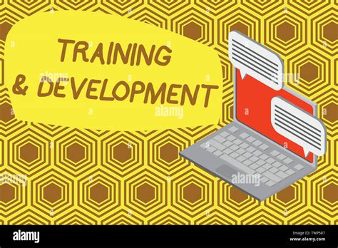 Writing Note Showing Training And Development Business Concept For