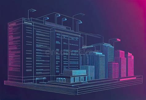 макет схемы базы данных векторной иллюстрации для банков стилизации Bank 3d и финансовых