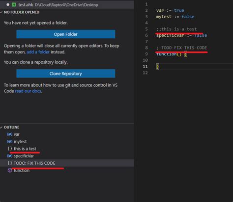 V Region Doesn T Fold Issue Thqby Vscode Autohotkey Lsp GitHub