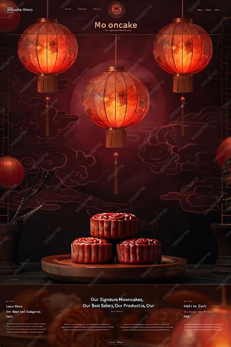 Parallax Scrolling Web With Floating Lantern Effect Traditio Autumn