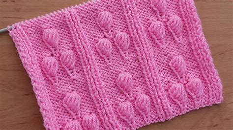 Парашютики Объёмный узор спицами для детской кофточки саитера Youtube