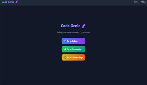 Github Rohansolanki619code Genie A Chatbot Based Tool For Coders