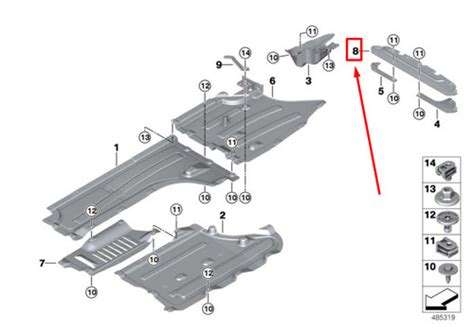New Bmw X3 F25 Rear Undershield 51757404241 7404241 Original No Duty To 🇺🇸 Ebay