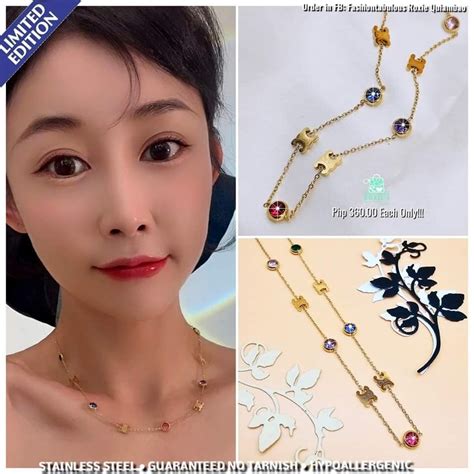 Stainless Steel Necklace Womens Fashion Jewelry And Organizers