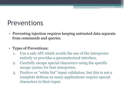 Ppt Injection Attacks By Example Powerpoint Presentation Free
