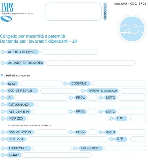 Come Compilare Modulo Inps Maternità Obbligatoria Soldioggi