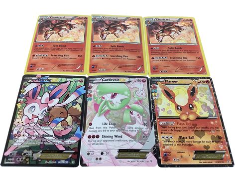 Lot 6 2013 F 2016 Pokémon Hologram Cards
