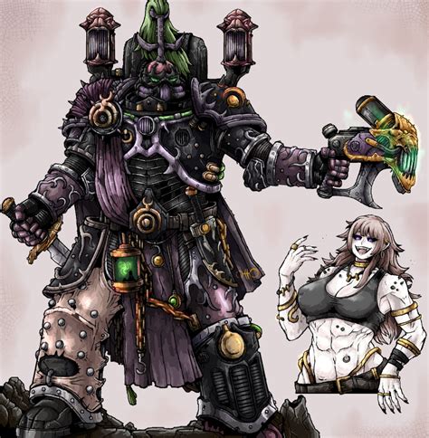 Octosoup Adeptus Astartes Chaos Space Marine Warhammer 40k Gold