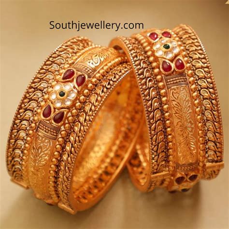 Gold Bangles Indian Jewellery At Elizabeth Burrows Blog