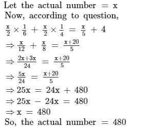 One Student Is Asked To Divide A Half Of A Number By And Other Half By And Then To Add The