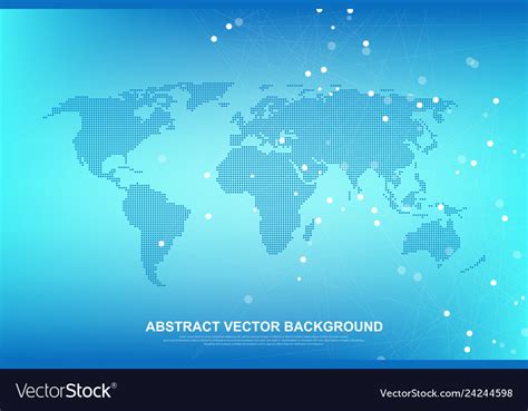 Internet Connection Background Abstract Sense Vector Image