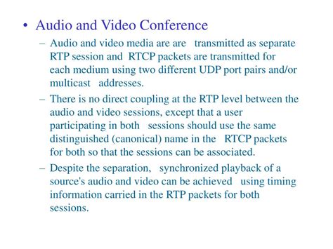 PPT RTP A Transport Protocol For Real Time Applications PowerPoint Presentation ID