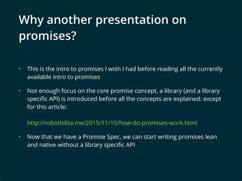 Avoiding Callback Hell With Promises Pdf