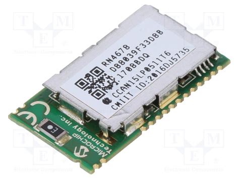 Rn4678 Vrm100 Microchip Technology Module Bluetooth Classic Low