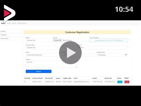 Easy Accounting Python Django Erp Customer Registration Django Curd Class Based View