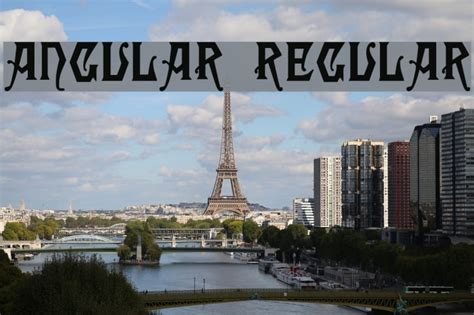 Angular Regular Font FFonts Net