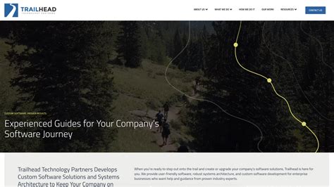 Trailhead Nearshore Software Development Company In Ukraine VILMATE