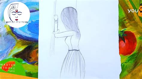 How To Draw A Sad Girl Sketch Drawing Sad Girl Sketch YouTube