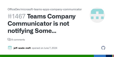 Teams Company Communicator Is Not Notifying Some Recipients · Issue
