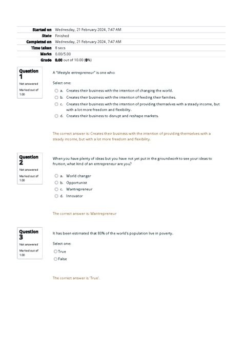 self quiz unit 3 attempt review home5 not answered marked out of 1