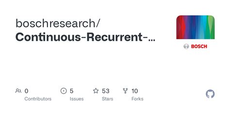 Github Boschresearchcontinuous Recurrent Units